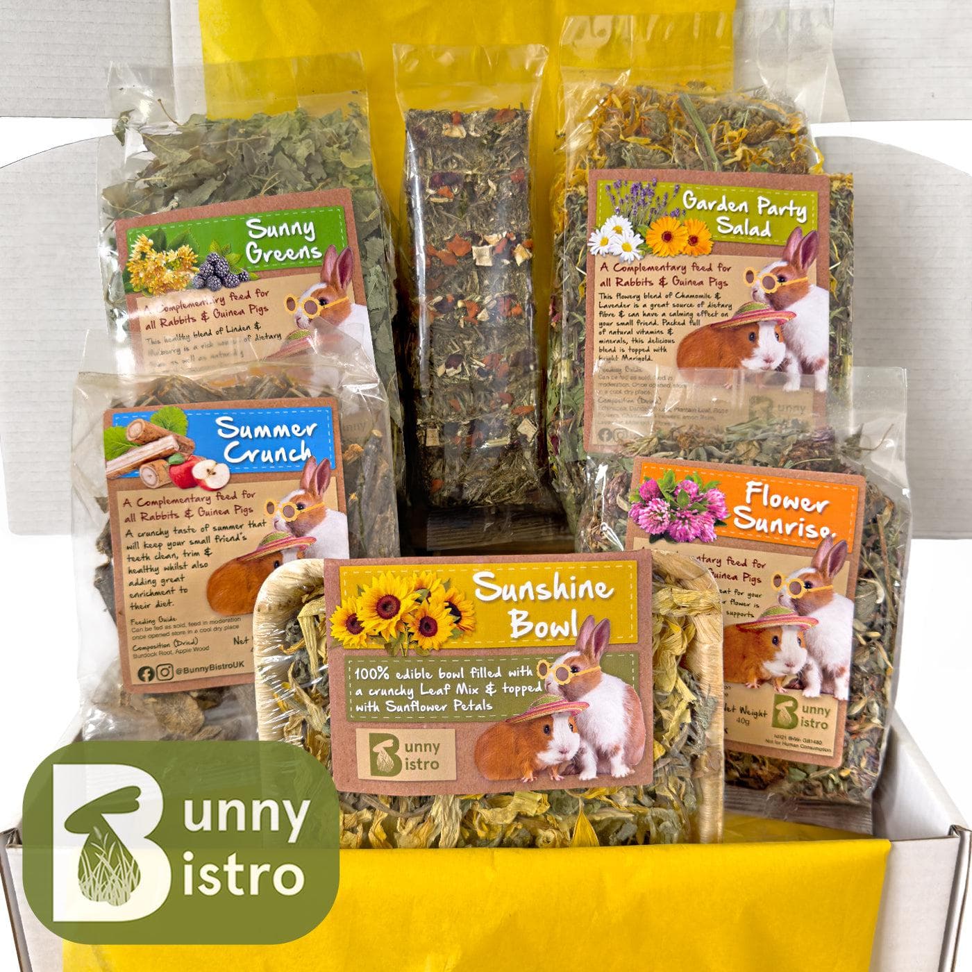 Monthly Forage Box | Natural Bunny Treat Bundle – Bunny Bistro