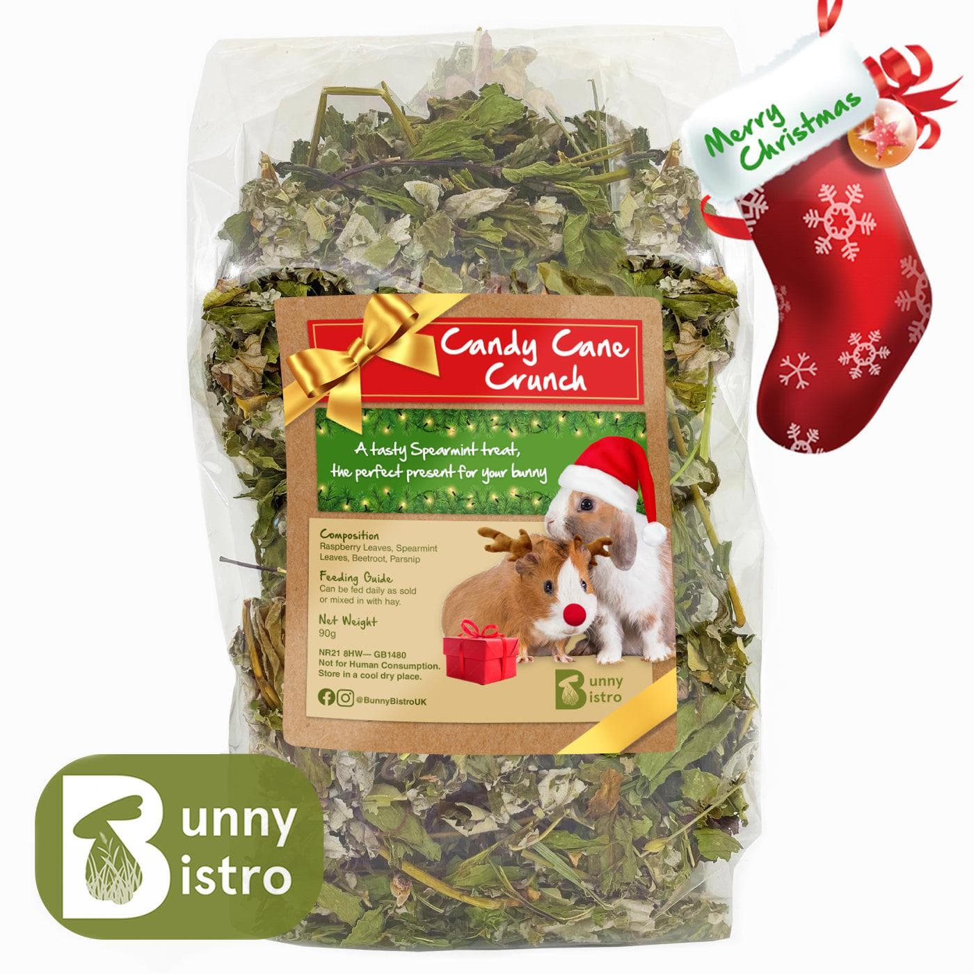 Bunny Bistro Candy Cane Crunch | Festive Rabbit Treat