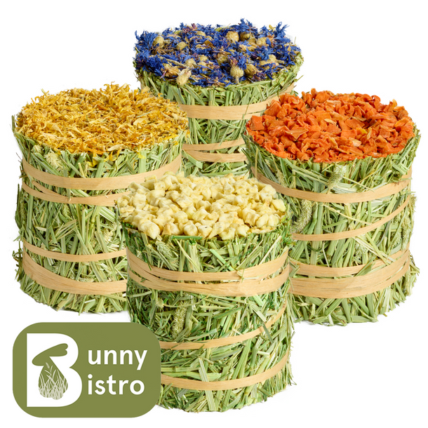 Timothy Hay Roll - Mixed Pack | Rabbit Treat – Bunny Bistro